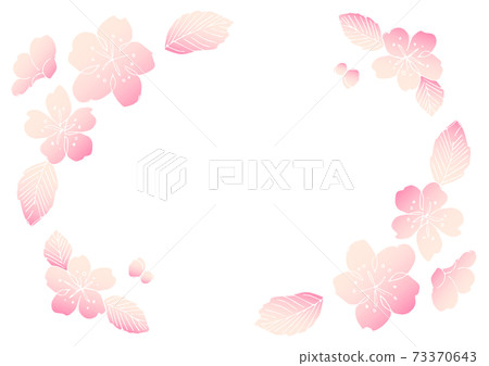Cherry tree frame - Stock Illustration [73370643] - PIXTA