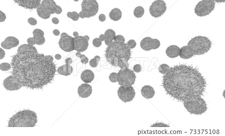 Dust, virus pollen image CG - Stock Illustration [73375108] - PIXTA