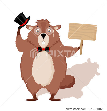 Cute Groundhog Day Clipart