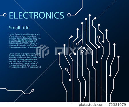Dark Blue electronics background with line.... - Stock Illustration ...