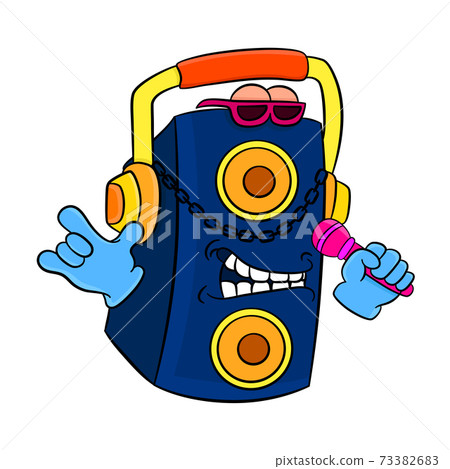 karaoke sound system - Stock Illustration [73382683] - PIXTA
