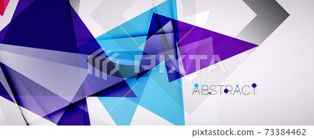 Geometric abstract background. Color triangle... - Stock Illustration ...