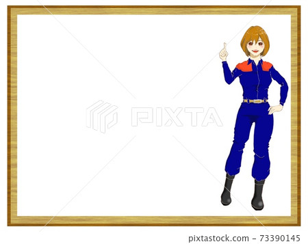 Female occupation (frame) - Stock Illustration [73390145] - PIXTA