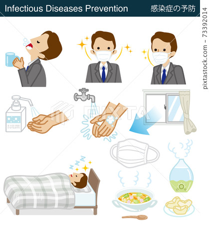 Infectious Disease Prevention Illustration... - Stock Illustration ...