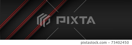 Black modern material header with diagonal... - Stock Illustration ...