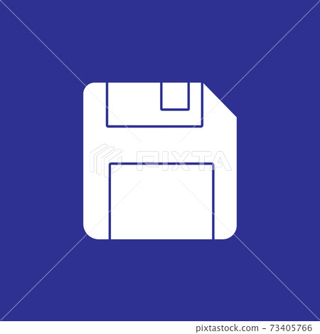 floppy disk memory for save button solid icon.... - Stock Illustration [73405766] - PIXTA