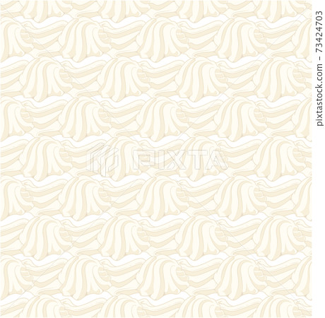 Fresh cream seamless pattern 2 - Stock Illustration [73424703] - PIXTA