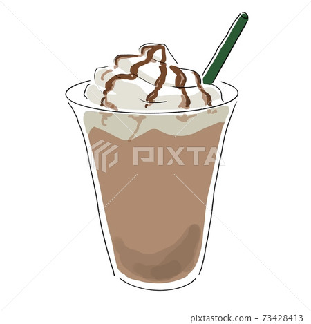 Cafe mocha - Stock Illustration [73428413] - PIXTA