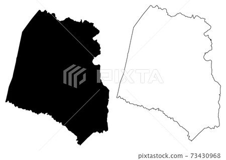Union County, State of South Carolina (U.S.... - Stock Illustration ...