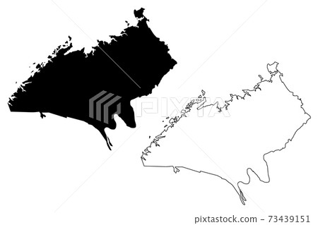 Hamblen County, State of Tennessee (U.S.... - Stock Illustration ...