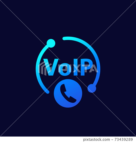 Voip call icon for web-插圖素材 [73439289] - PIXTA圖庫