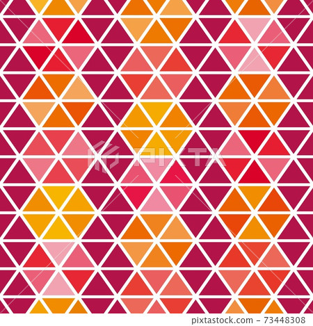 Geometric pattern triangle hexagon - Stock Illustration [73448308] - PIXTA