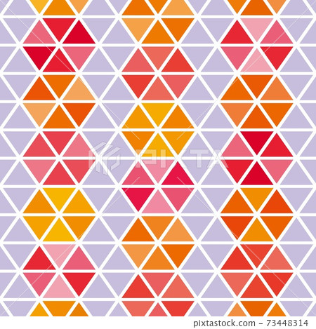 Geometric pattern triangle hexagon - Stock Illustration [73448314] - PIXTA