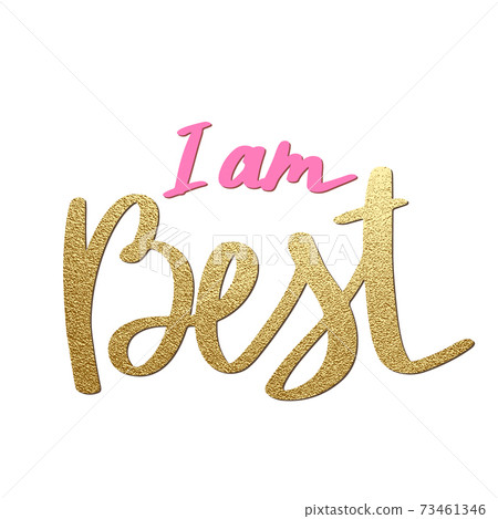 I am best print - simple poster design. Cartoon... - Stock Illustration ...