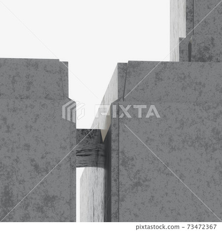 abstract architecture concrete modern design... - Stock Illustration ...