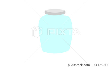 glass jar icon, line symbol on white background... - Stock Illustration ...