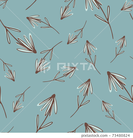 Seamless random pattern with beige outline... - Stock Illustration ...