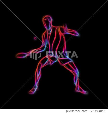 Table tennis sport. Ping pong abstract colorful... - Stock Illustration ...