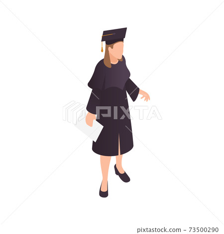 High School Graduate Icon - Stock Illustration [73500290] - PIXTA
