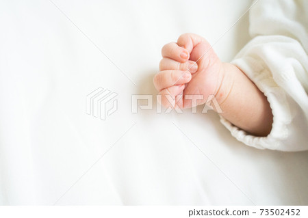 A hand of a newly born baby - Stock Photo [73502452] - PIXTA