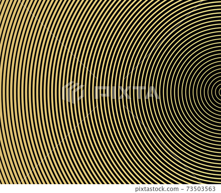 Gold luxurious circle pattern with golden wave... - Stock Illustration ...