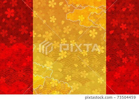 Sakura flower spring background - Stock Illustration [73504459] - PIXTA