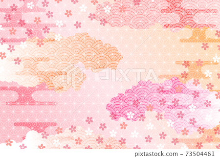 Sakura flower spring background - Stock Illustration [73504461] - PIXTA