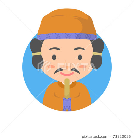 Aristocratic icons from the Asuka and Nara periods - Stock Illustration ...