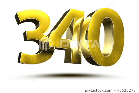 numbers 340. - Stock Illustration [73523275] - PIXTA