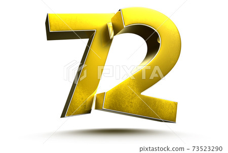 numbers 72. - Stock Illustration [73523290] - PIXTA