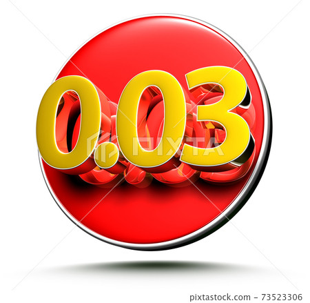 number 0.03. - Stock Illustration [73523306] - PIXTA