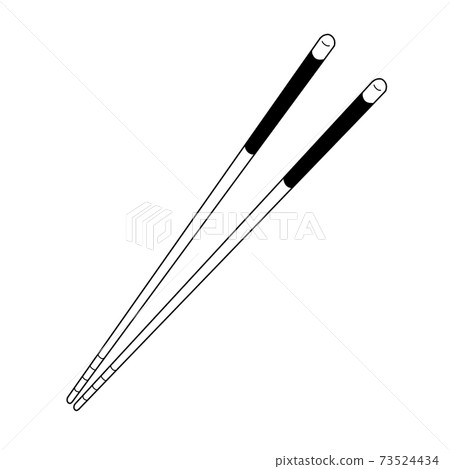 Simple chopsticks - Stock Illustration [73524434] - PIXTA