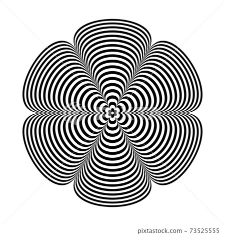 Abstract geometric design element. Lines... - Stock Illustration ...