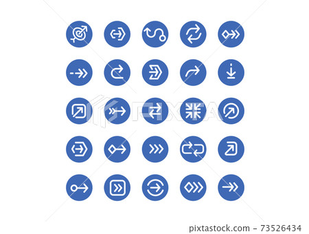 arrows collection for mobile apps, ui and web... - Stock Illustration ...