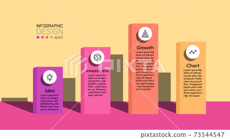 Square flat design Infographics for marketing,... - Stock Illustration ...