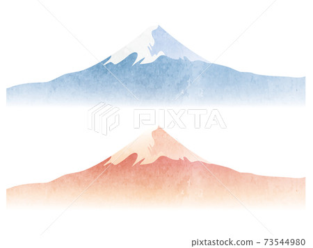 Mt. Fuji set - Stock Illustration [73544980] - PIXTA