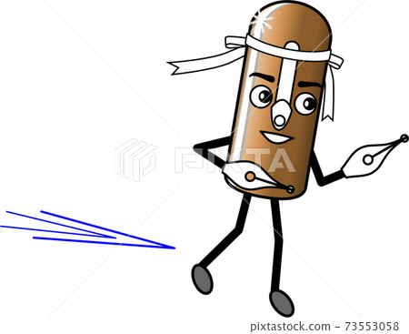 cartoon character, character, dash - Stock Illustration [73553058] - PIXTA
