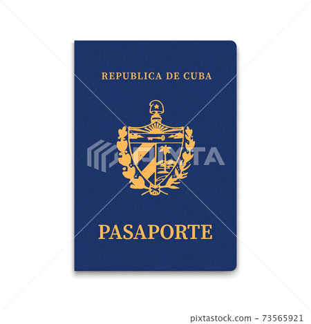 Passport of Cuba. Citizen ID template. for your... - Stock Illustration ...