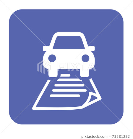 vehicle, light motor vehicle, icon - Stock Illustration [73581222] - PIXTA