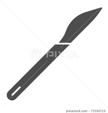 Scalpel solid icon, Medicine concept, Hospital...-插圖素材 [73590729] - PIXTA圖庫