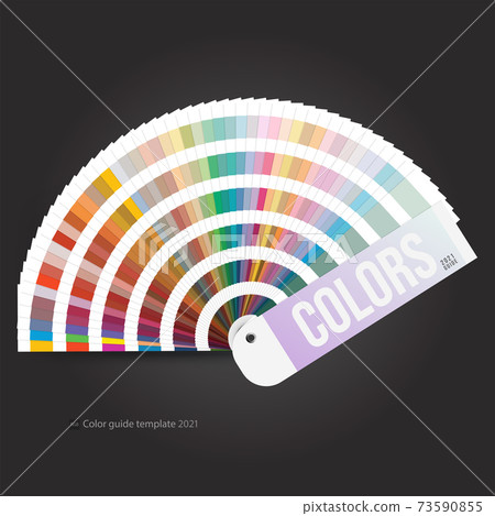 Illustration of RGB colors template guide for... - Stock Illustration ...
