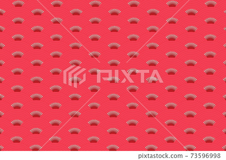 Red pattern japanese style, Red background - Stock Illustration ...