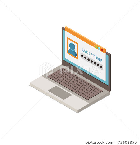 Isometric Digital Control Icon-插圖素材 [73602859] - PIXTA圖庫