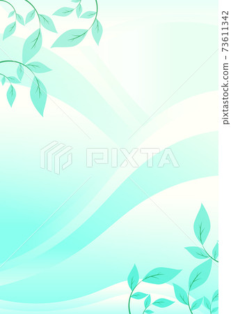 Green refreshing green background (vertical) - Stock Illustration ...