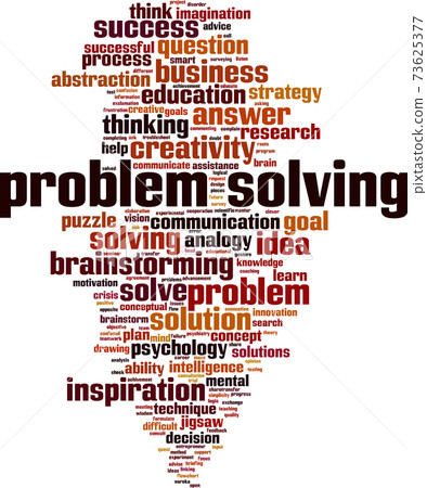 Problem solving word cloud - Stock Illustration [73625377] - PIXTA