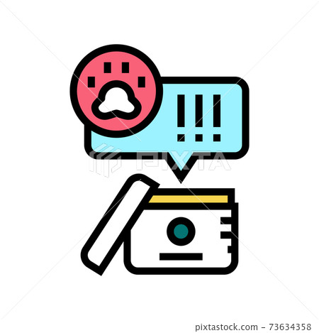 cream testing on animal color icon vector... - Stock Illustration ...