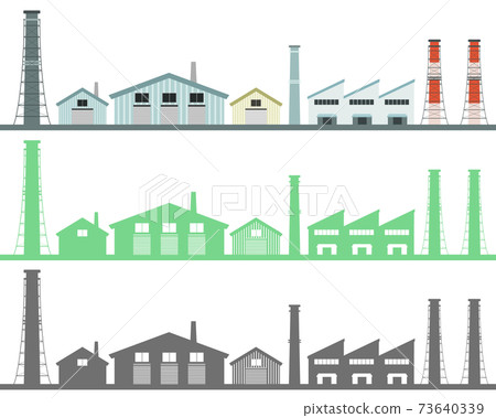 Factory zone - Stock Illustration [73640339] - PIXTA