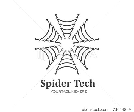 spider technology logo vector icon illustration-插圖素材 [73644869] - PIXTA圖庫
