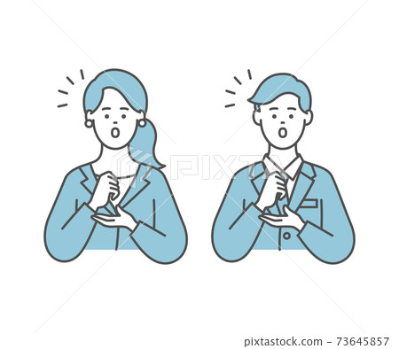 Convincing business person vector illustration... - Stock Illustration ...