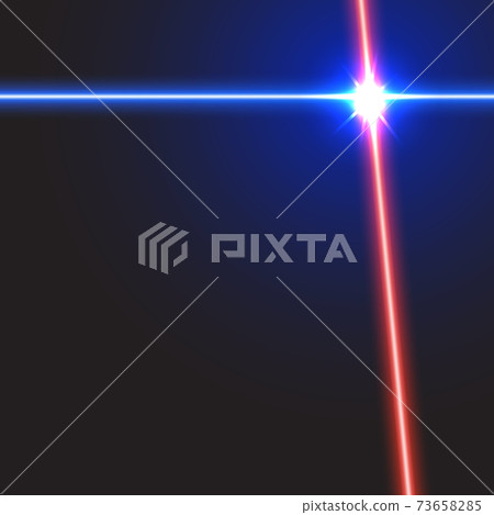 Laser beam background in red and blue color... - Stock Illustration ...